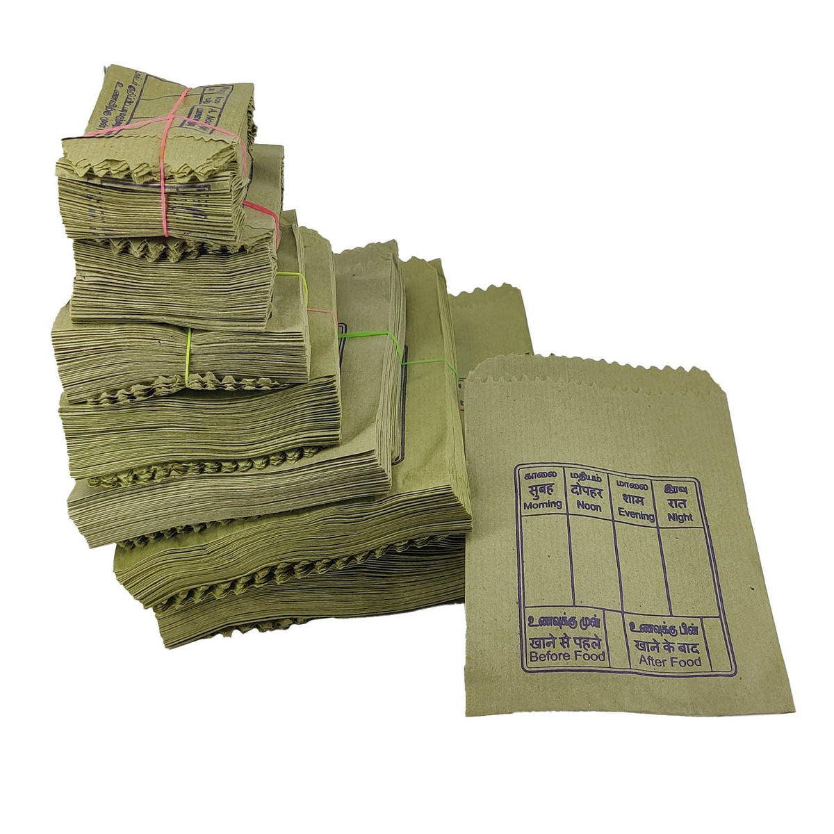 Buy Medical Prescription Printed Paper Covers Packing Pouches online ...